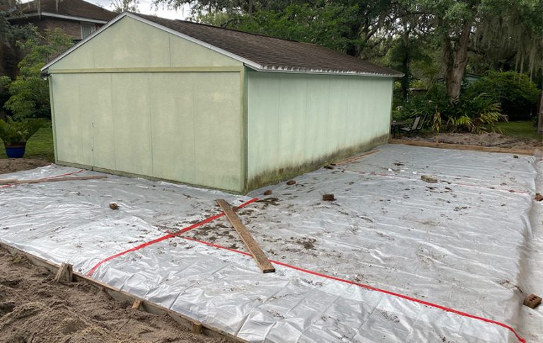 Geneva, FL – Concrete Shop Slab - Chobee Outfitters